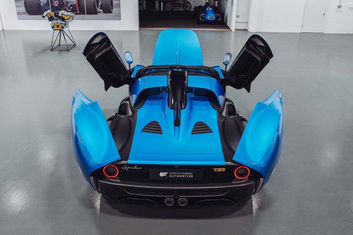 Gordon Murray T.33 Spider: 617 pk op 1.100 kilo - AutoWeek