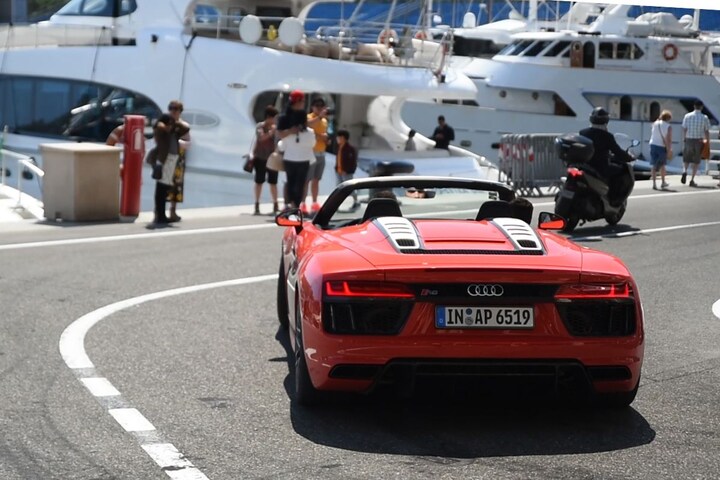 Met de Audi R8 door Monaco - AutoWeek