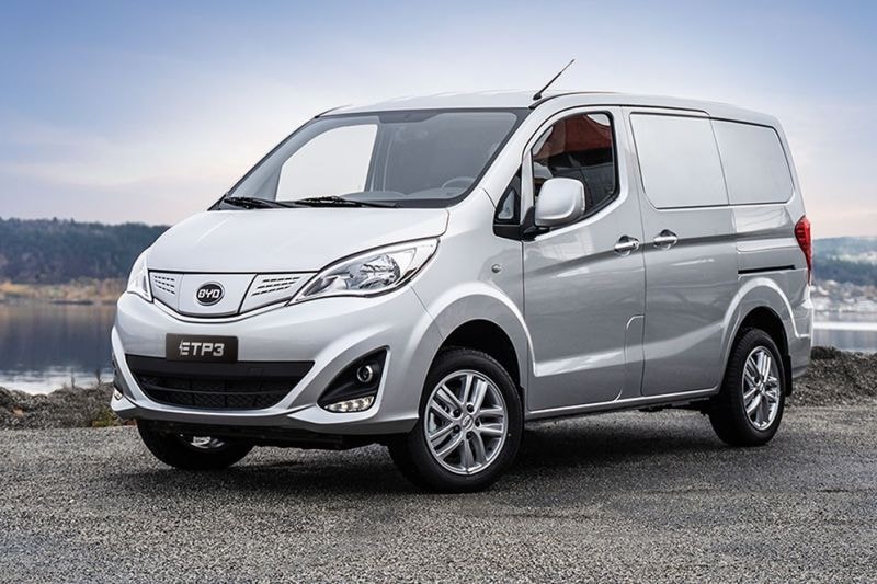BYD ETP3: elektrische bedrijfswagen met 240 kilometer bereik naar