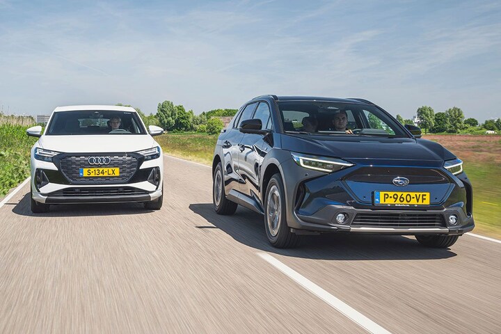 Vergelijkende Test: Subaru Solterra vs. Audi Q4 e-tron Sportback