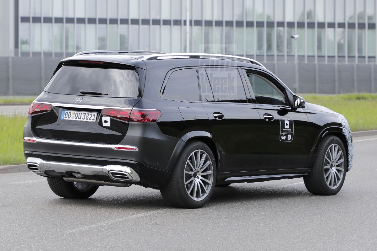 Wrapped Mercedes-Maybach GLS hints at second facelift - Techzle