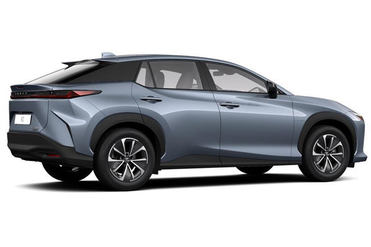 The Lexus RZ 450e Comfort Line has no leather, but it does have color ...