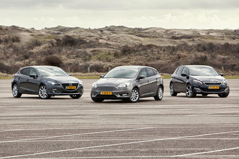 Ford Focus - Mazda 3 - Peugeot 308 Vergelijkende test