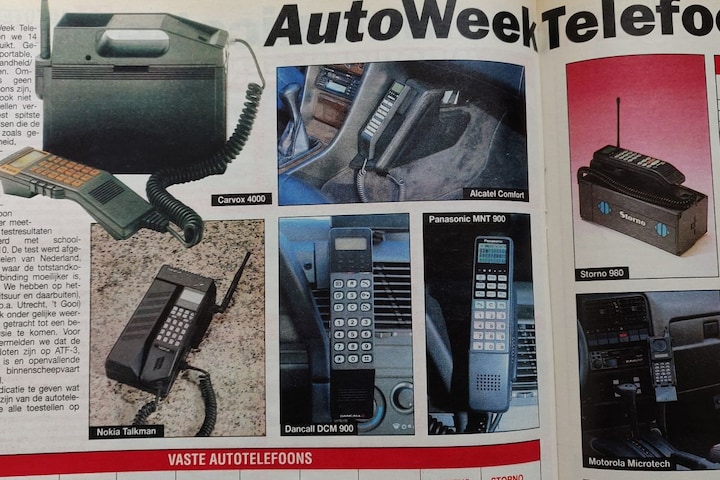 Telefoneren in de auto in 1991 - Uit de Oude Doos - AutoWeek