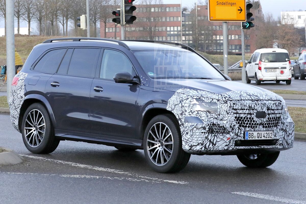 Mercedes-Benz GLS verliest camouflage in aanloop naar facelift