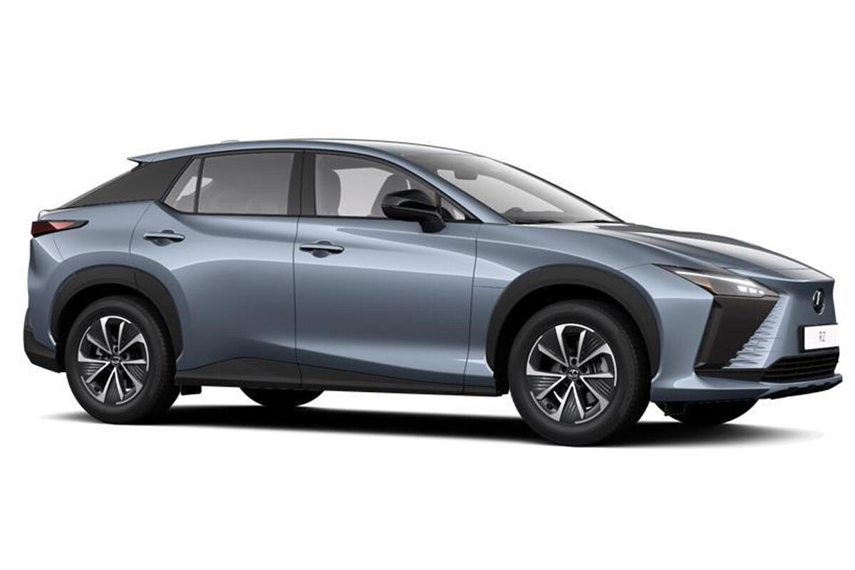 The Lexus RZ 450e Comfort Line has no leather, but it does have color ...