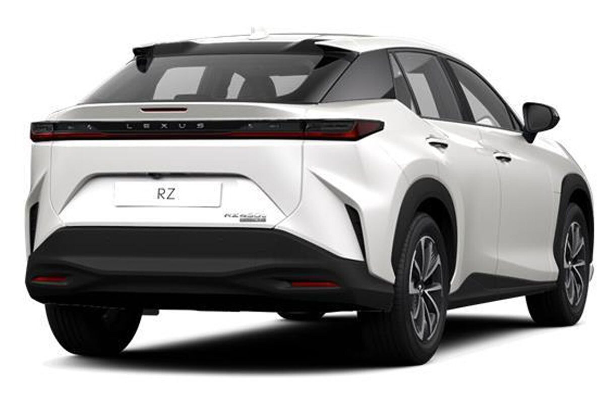 The Lexus RZ 450e Comfort Line has no leather, but it does have color ...