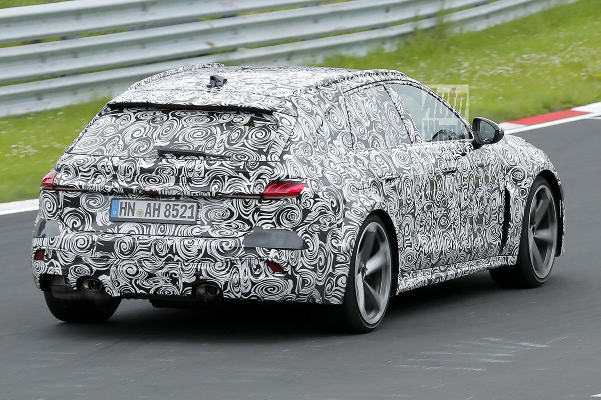 Eerste Audi RS5 Avant: beresterke plug-in raast over de 'Ring
