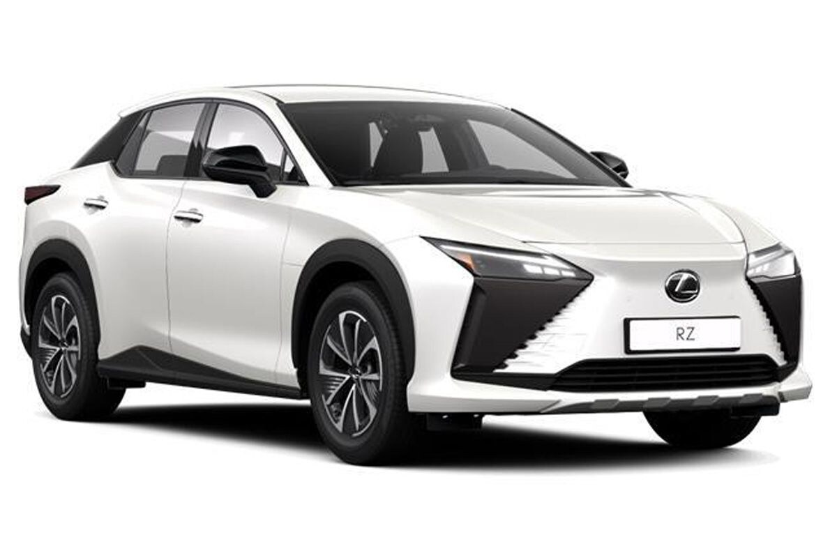 The Lexus RZ 450e Comfort Line has no leather, but it does have color ...