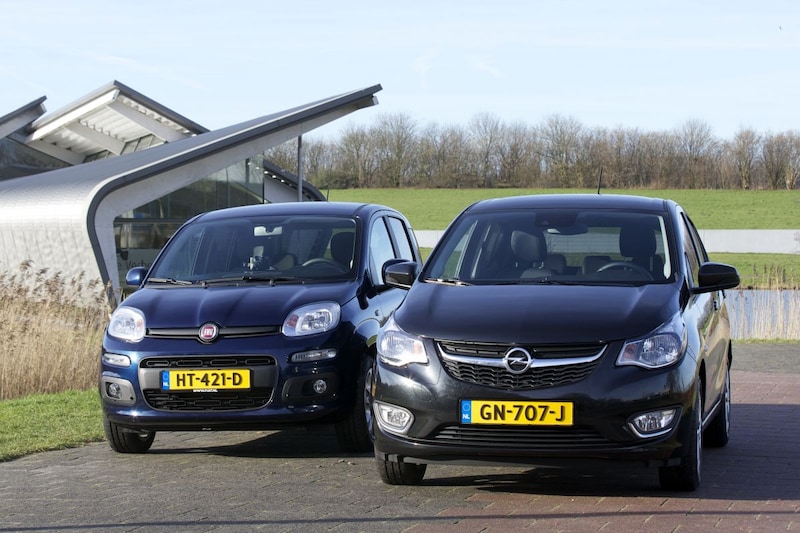 Vergelijkende Test: Fiat Panda - Opel Karl - AutoWeek
