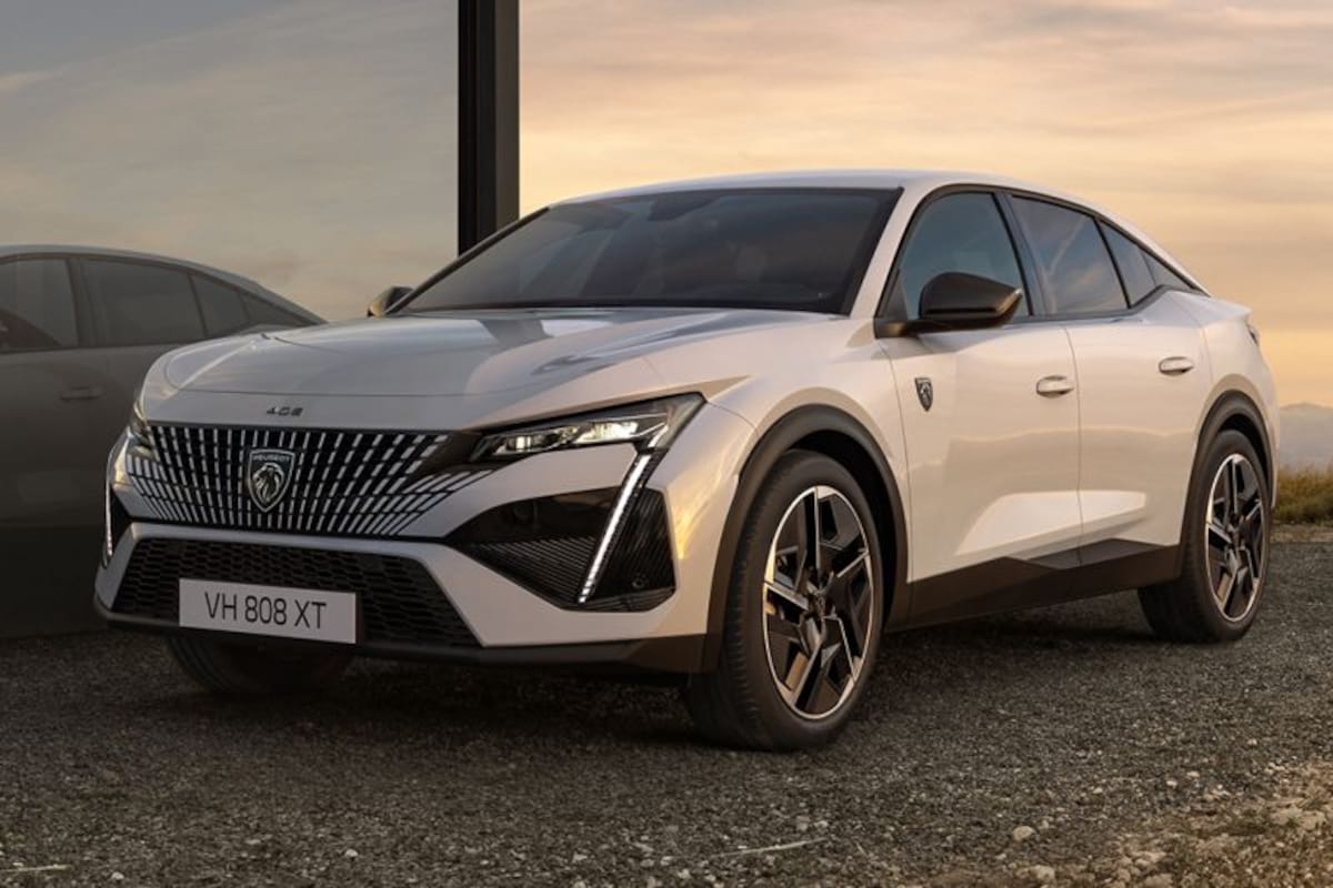 Elektrische Peugeot e-408: ruim 450 kilometer bereik en 210 pk sterk