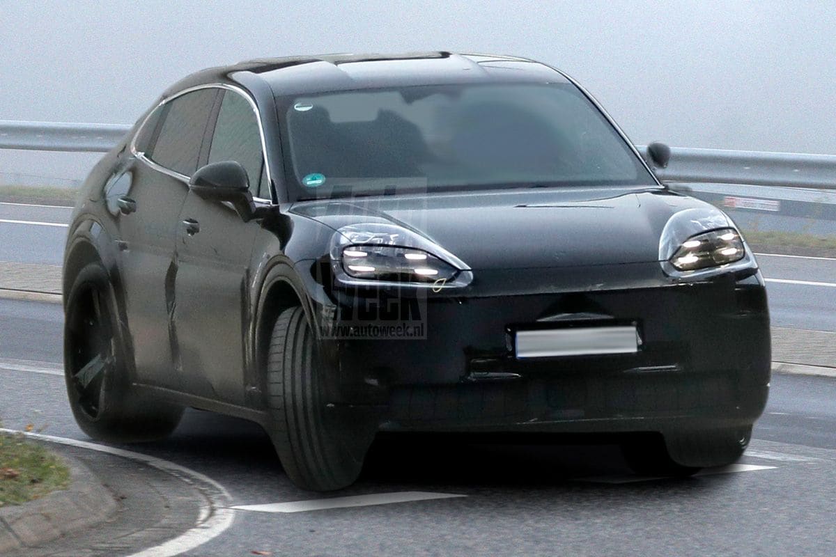 Elektrische Porsche Cayenne Coupé voor het eerst in beeld