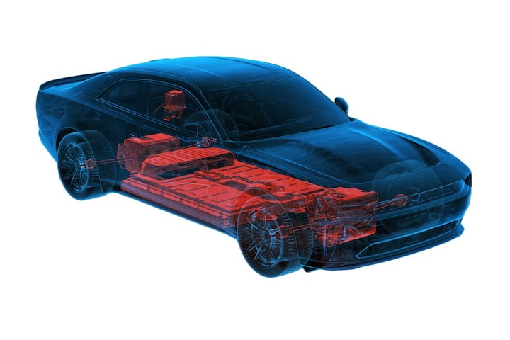 Stellantis hangt solid state-accu in Dodge Charger - AutoWeek