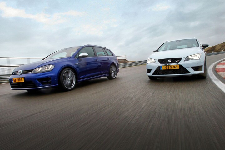 Dubbeltest - VW Golf R Variant vs. Seat Leon ST Cupra