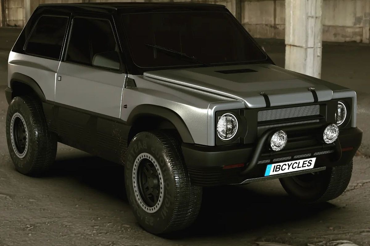 Oude Fiat Panda 4x4 als P4ND4 Restomod Hybrid - AutoWeek