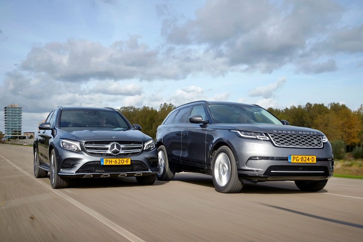 Range Rover Velar vs. Mercedes GLC - Dubbeltest - AutoWeek