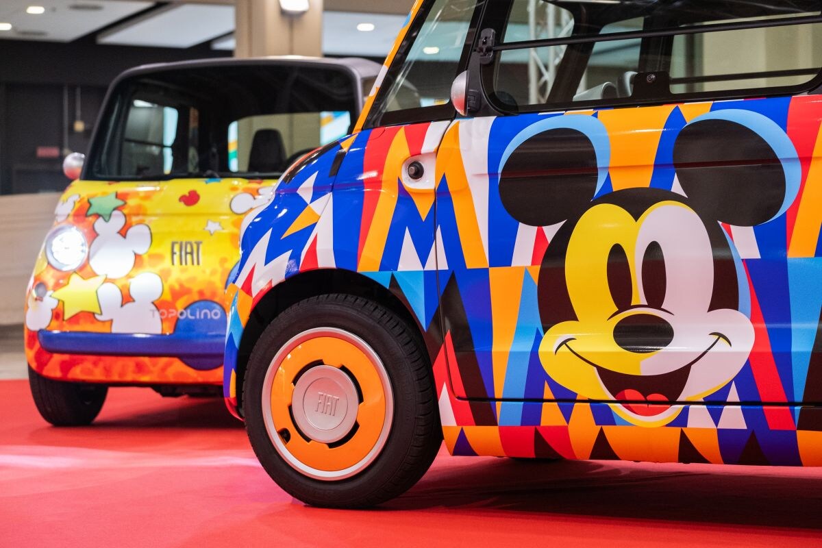 Fiat Topolino five times in a special Mickey Mouse jacket - Techzle