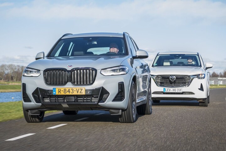 Mazda CX-60 vs BMW X3 - Vergelijkende Test - AutoWeek
