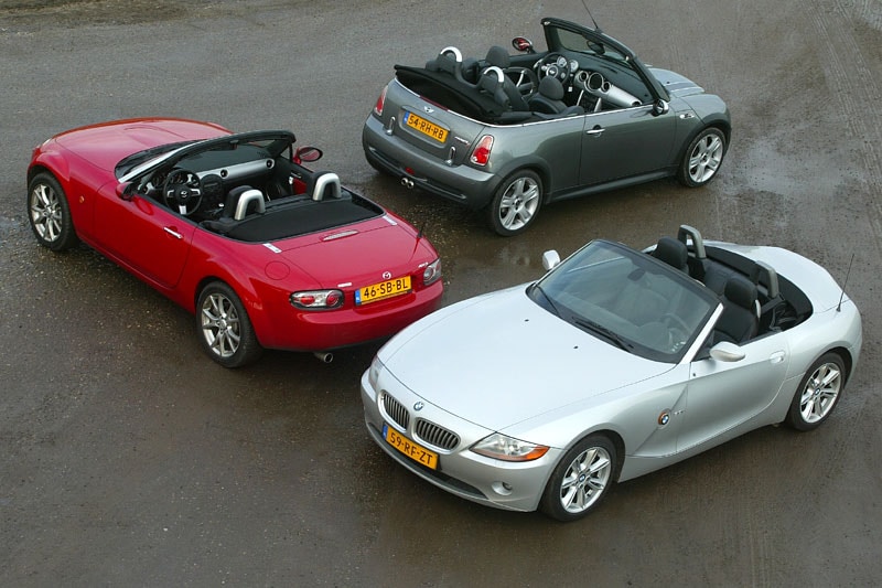 Test: Mazda MX5 - BMW Z4 - Mini Cooper S Cabrio - AutoWeek