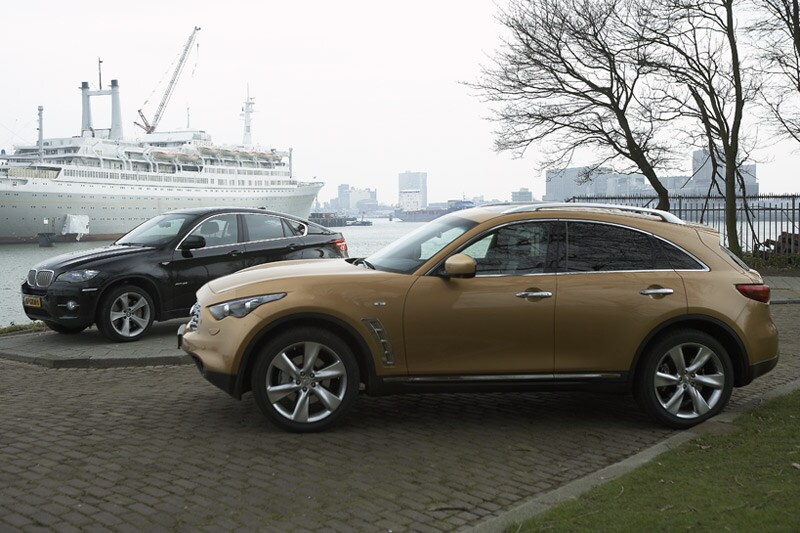 BMW X6 xDrive50i >> Infiniti FX50 S Vergelijkende test