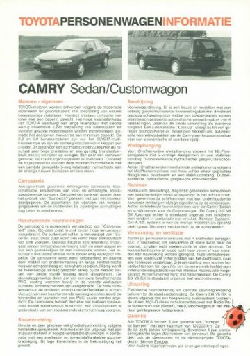 Brochures Toyota Camry - Folders - AutoWeek