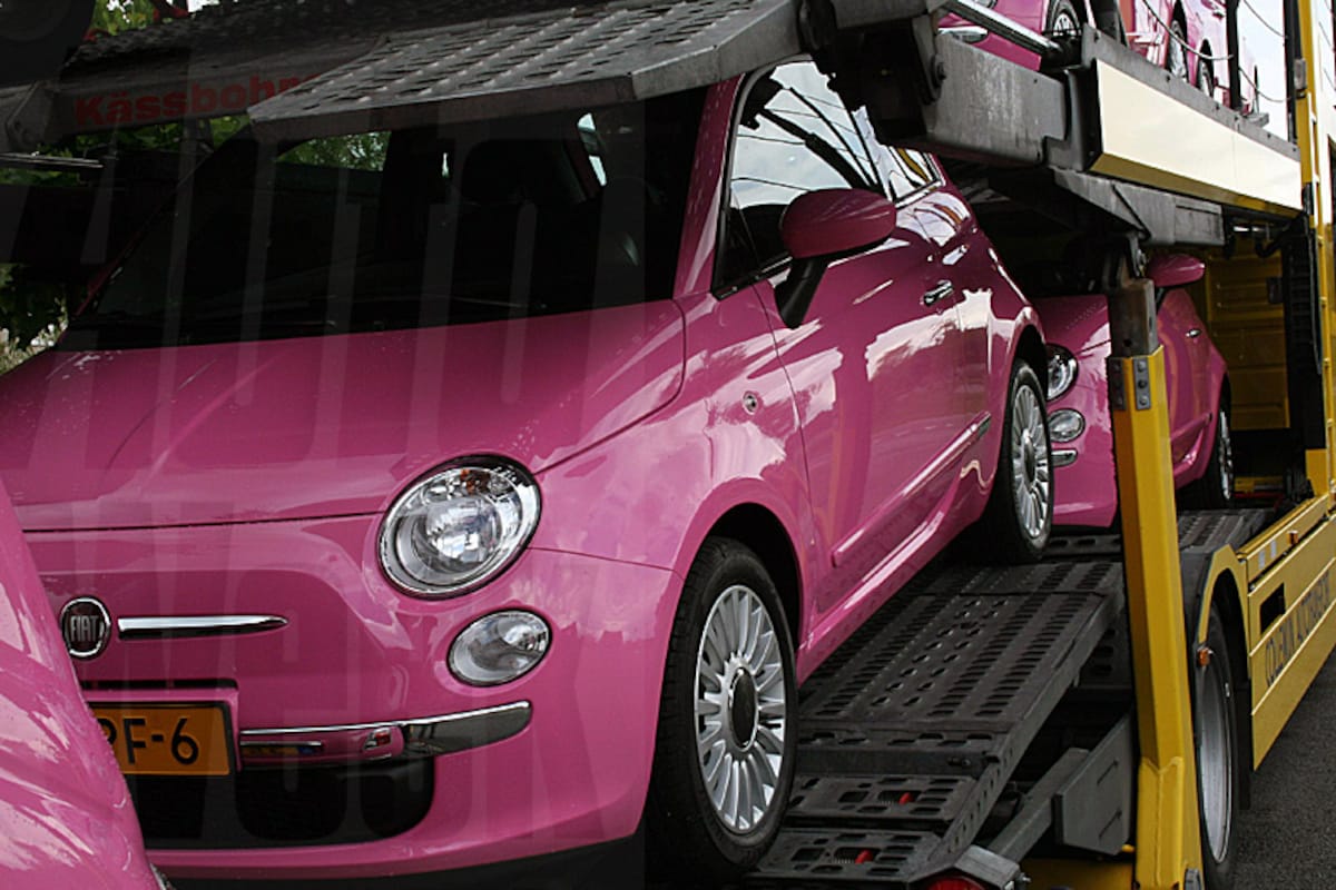 Fiat 500 Rosa in het land - AutoWeek