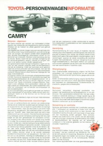Brochures Toyota Camry - Folders - AutoWeek