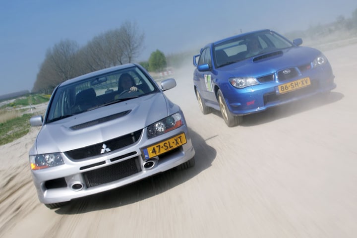 Subaru Impreza WRX STi / Mitsubishi Lancer EVO IX Vergelijkende test