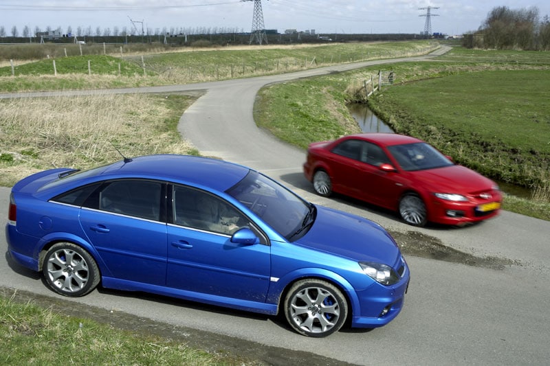 Mazda 6 2.3 DISI Turbo MPS / Opel Vectra GTS OPC Vergelijkende test