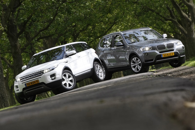 Test: BMW X3 xDrive20d – Range Rover Evoque SD4 4WD