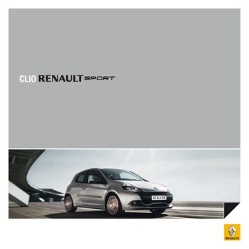 Brochures Renault - Folders - AutoWeek