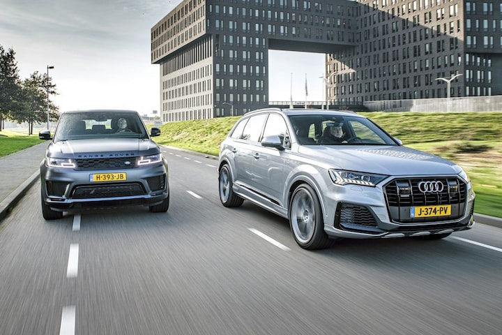 Audi Q7 vs. Range Rover Sport - Vergelijkende Test - AutoWeek
