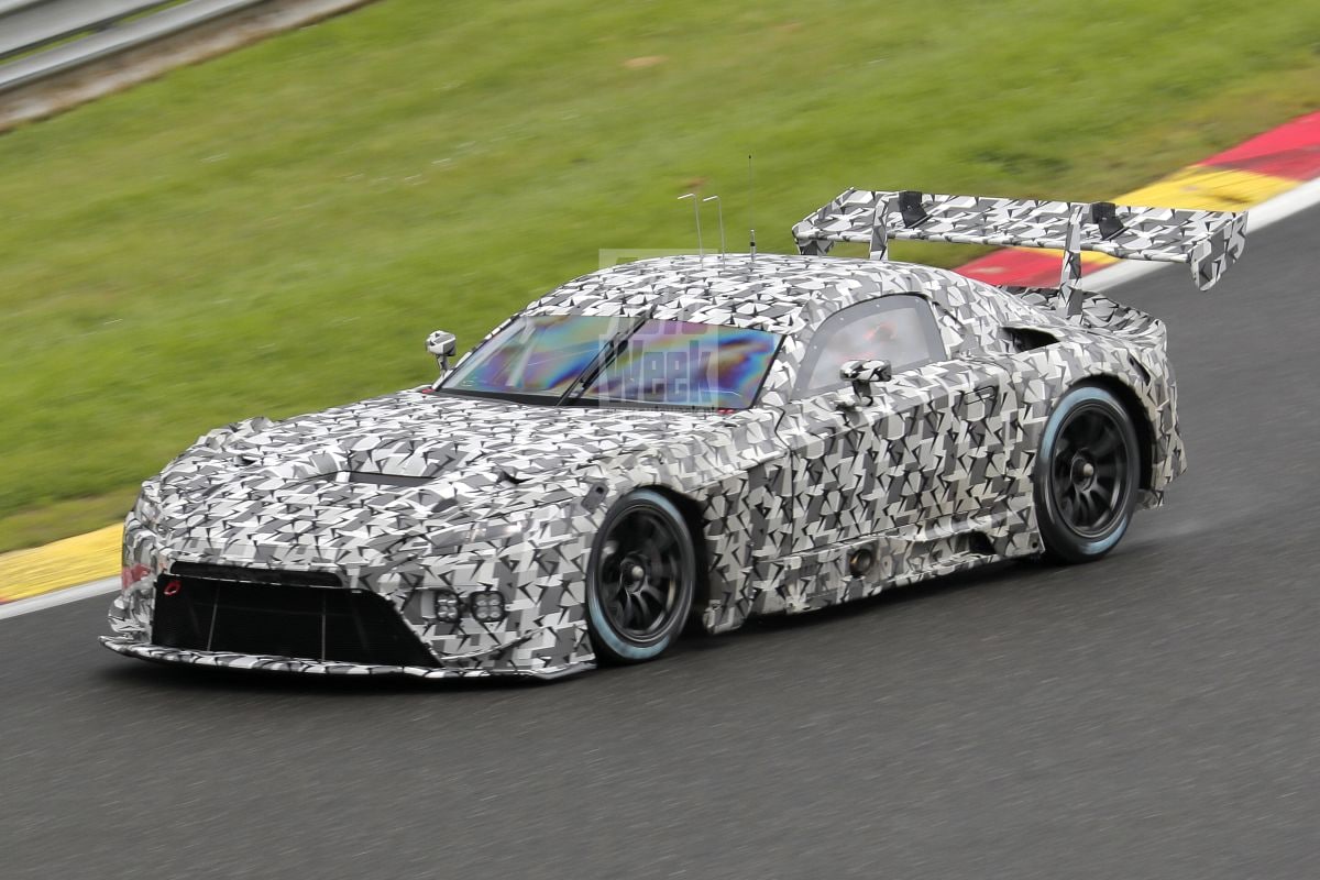 Toyota GR GT3 gespot: de Supra voorbij met een V8 - AutoWeek