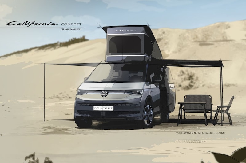 Volkswagen California op T7 Multivan-basis op komst