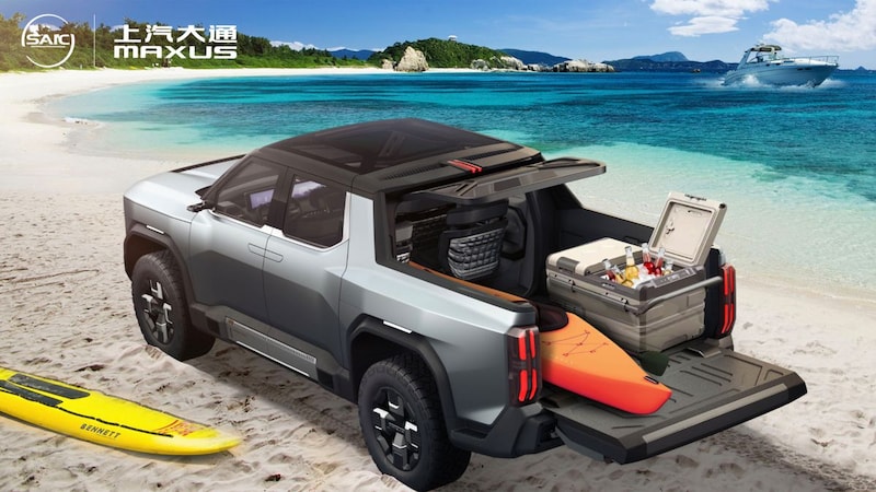 Maxus GST: elektrische pick-up met 1.000 kilometer bereik - AutoWeek