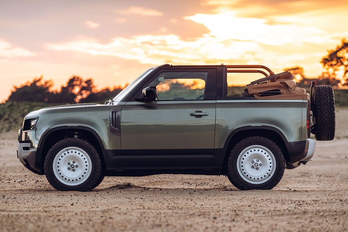 Land Rover Defender Convertible bestaat dankzij Niels van Roij