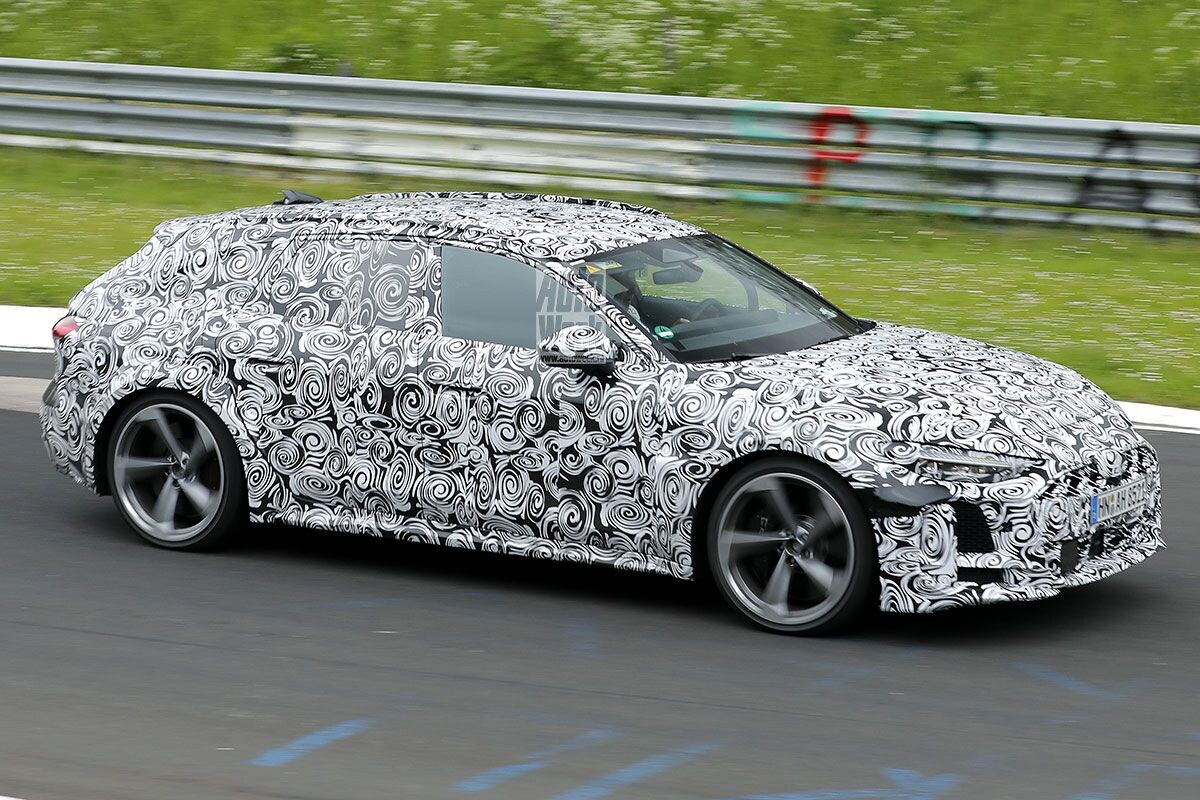 Eerste Audi RS5 Avant: beresterke plug-in raast over de 'Ring