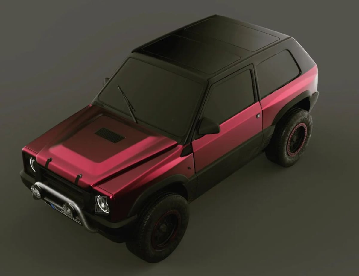 Oude Fiat Panda 4x4 als P4ND4 Restomod Hybrid - AutoWeek