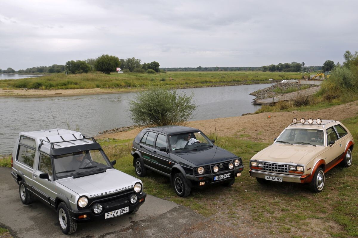 Drie SUV's avant la lettre: AMC Eagle, Volkswagen Golf Country en