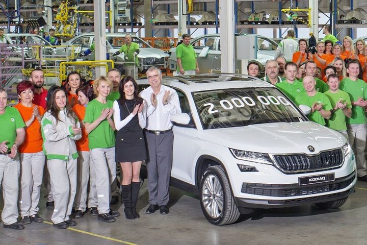 Skoda-fabriek Kvasiny bouwt twee miljoenste - AutoWeek