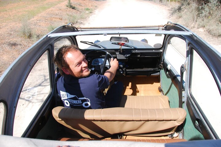 Ramon voorzag zijn 2CV van een BMW-boxer Kloppend hart