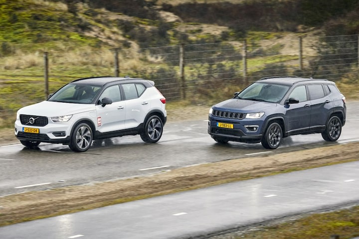 Jeep Compass vs. Volvo XC40 - Vergelijkende Test - AutoWeek