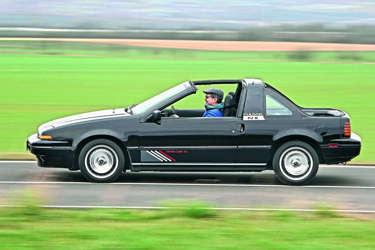 Nissan Pulsar NX was een stationwagon, coupé en cabrio in een